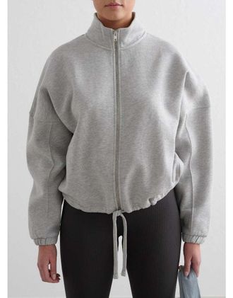 Aim'n Campus - Veste zipp&eacute;e en tissu molletonn&eacute; - Gris chin&eacute;