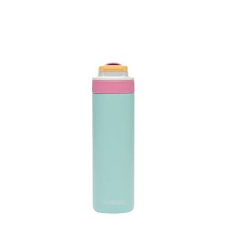 Kambukka Lagoon 600ml Kunststoff-Wasserflasche mit Strohhalm - auslaufsicher, schmutz- und geruchsresistent, sp&uuml;lmaschinenfest - sto&szlig;feste und langlebige Trink