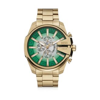 Diesel Homme, Accessoires, Jaune, Taille: ONE Size Montre Mega Chief Slim