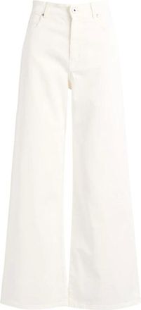 Max Mara Femme, Jeans, Blanc, Taille: 40 FR Wkdmedina Wide Leg Pants