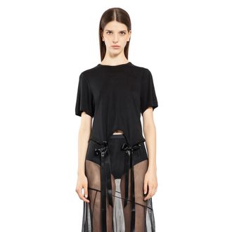 Simone Rocha Easy T-Shirt with Bow tails
