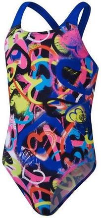 Speedo Kinder Schwimmanzug PT ALV PWRBCK JF PINK/BLUE