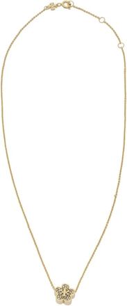 Tory Burch Femme, Accessoires, Jaune, Taille: ONE Size Forget Me Not Pave Pendant Necklace