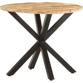vidaXL Table dappoint 68x68x56 cm Bois de manguier massif vidaXL