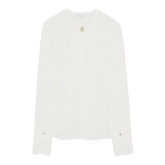 Patrizia Pepe Essential Jacke Art. 2C1501A8I1 - - Blouses & Shirts - Damen - Wei&szlig; - XL