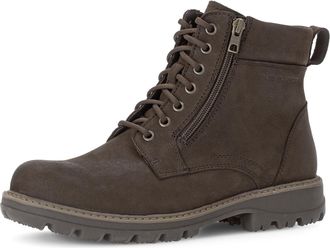 Gabor Herren Boots,Halbschuhe,ECHTES Lammfell,Extragrip,Latex Wechselfußbett,Reißverschluss,Strassenschuhe,Laufschuhe,Mocca,45 EU / 10.5 UK