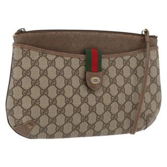 Gucci Sac bandouli&egrave;re vintage doccasion - Femme - Pre-owned - Brun - Taille: ONE Size