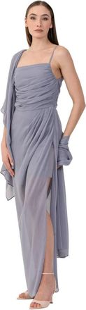 Kocca Femme, Robes, Bleu, Taille: 38 FR Robe longue ajust&eacute;e