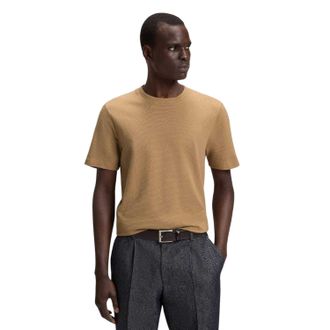 HUGO BOSS T-Shirt f&uuml;r Herren, Regul&auml;r (Beige)