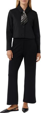 Comma Schal aus Seide mit Leo-Print