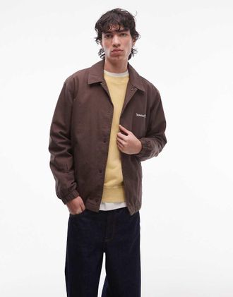 Timberland Veste dentra&icirc;neur isolante en toile - Marron d&eacute;lav&eacute;-Brown