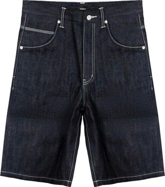 Purple Homme, Shorts, Bleu, Taille: W34 P070 Vintage Shorts