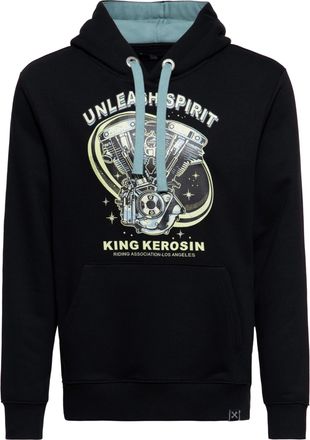 King Kerosin Unleash Spirit Hoodie Männer Kapuzenpullover schwarz L