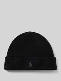 Polo Ralph Lauren M&uuml;tze aus Kaschmir mit Logo-Stitching