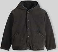 Levi's Loose Fit Jacke aus Denim mit Kapuze und Innenfutter