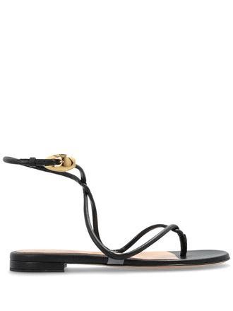 Gianvito Rossi sandales &agrave; brides - Noir
