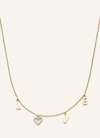 s.Oliver S.Oliver Halskette Aus Edelstahl gold