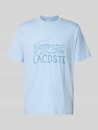 Lacoste Regular Fit T-Shirt aus reiner Baumwolle