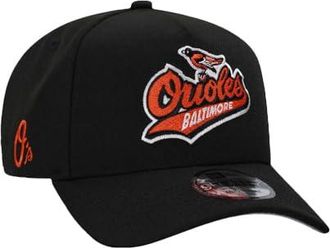 New Era Baltimore Orioles Black Classic Edition 9Forty A Frame Snapback Casquette, Noir, taille unique