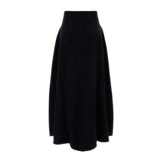 Extreme Cashmere N&deg;498 Grace Maxirock - - Skirts - Damen - Schwarzk - ONE SIZE