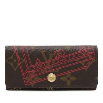 Louis Vuitton unisex, Pre-owned, Brun, Taille: ONE Size Porte-cl&eacute;s en toile Pre-owned