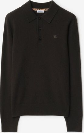 Burberry Polo à manches longues en cachemire mélangé, Size: XS
