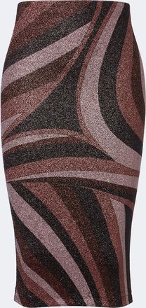 Pucci Bleistiftrock Iride aus Jersey mit Lurex