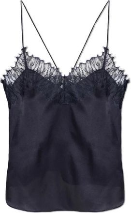 Iro Iro, Femme, Tops, Bleu, Taille: 40 FR Silk Top Newin