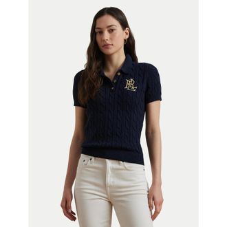 Lauren Ralph Lauren Poloshirt 200932224002 Dunkelblau Slim Fit