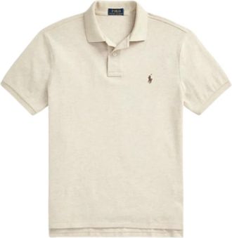 Ralph Lauren Homme, Tops, Beige, Taille: L Polo Iconique