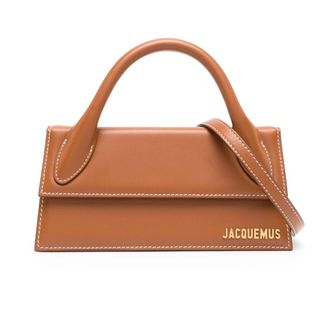 Jacquemus Braune Lederhandtasche - - Bags - Damen - Braun - ONE SIZE
