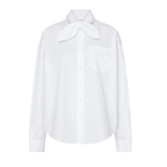 Ami Hemd mit Schal-Kragen - - Blouses & Shirts - Damen - Wei&szlig; - M