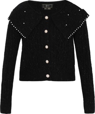 Faina Strickjacke Frauen Schwarz