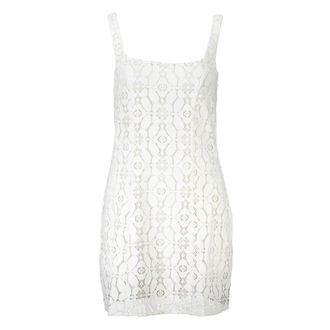 Desigual Short Dress - - Dresses - Damen - Wei&szlig; - L