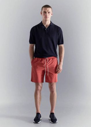Mango Maillot de bain &agrave; poches zipp&eacute;es rouge - Homme - XL - MANGO MAN