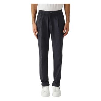 Herno Homme, Pantalons, Bleu, Taille: S Pantalon Resort en su&eacute;dine m&eacute;lang&eacute;e