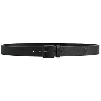 GANT Tonal Buckle Leather Belt Ceinture, Noir, 95 Hommes