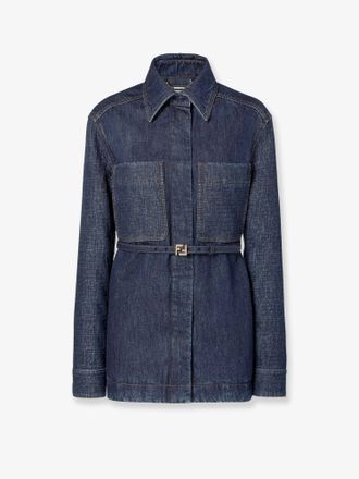 Fendi FF denim jacket - FENDI - gender_Woman