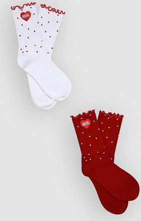 Broken Promises Helium 2 Pack Chaussettes blanc