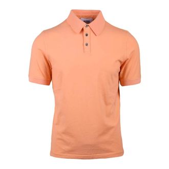 Alpha Studio Homme, Tops, Orange, Taille: XL Polo en stretch