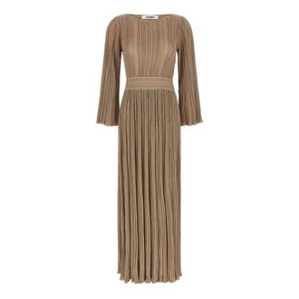 Antonino Valenti Lilas Langes Kleid - - Dresses - Damen - Braun - 2XS