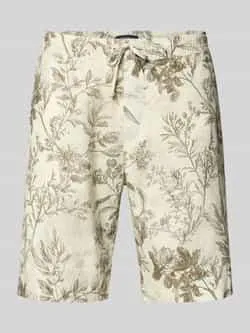 Mc Neal Shorts aus Leinen-Mix mit Eingrifftaschen