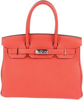 Herm&egrave;s Crossbody Bags - Togo Birkin Retourne 30 - Gr. unisize - in Rot - f&uuml;r Damen