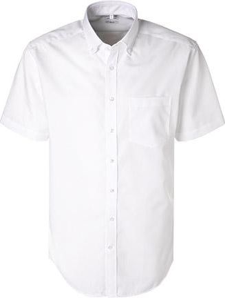 Seidensticker Seidensticker Herren Kurzarmhemd weiß Baumwolle