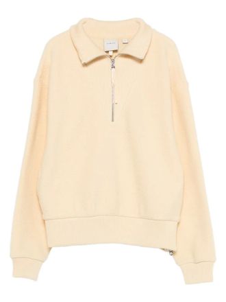 Varley half zip sweatshirt - Nude