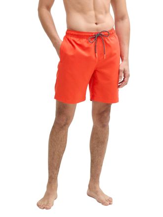 Tom Tailor Badeshorts in Unifarben, Black, XS