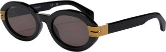 Palm Angels Harmony Rechteck-Sonnenbrille f&uuml;r Herren (Schwarz)