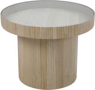 Oviala Oviala - Couchtisch aus mdf, Holz und gehärtetem Glas