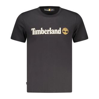 Timberland Homme, Tops, Noir, Taille: 3XL T-shirt &agrave; manches courtes