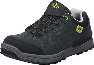 Brütting Mixte Mount Heng Chaussures de Course Cross, Anthracite Citron, 46 EU